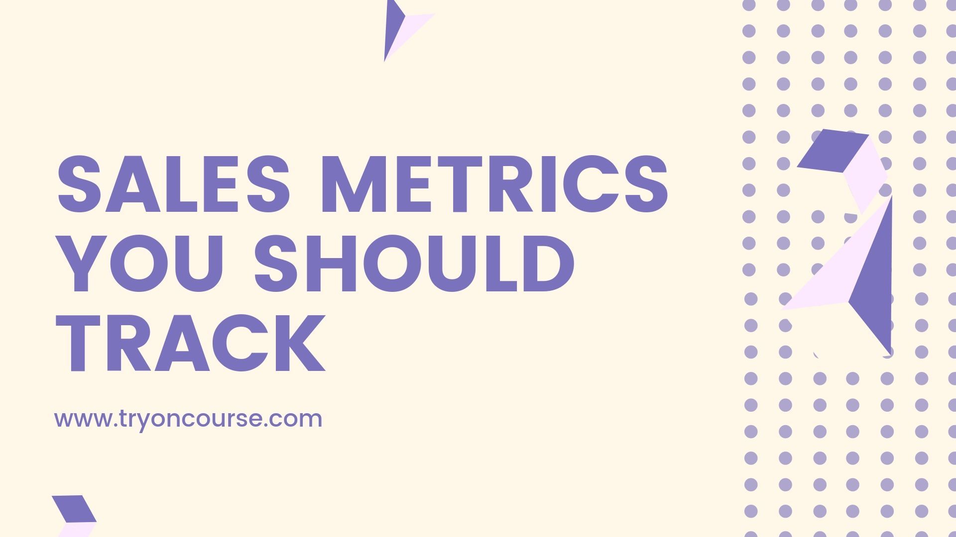 Do You Know What Sales Metrics You Should Track? | OnCourse CRM Blog Do You Know What Sales Metrics You Should Track? | OnCourse CRM Blog